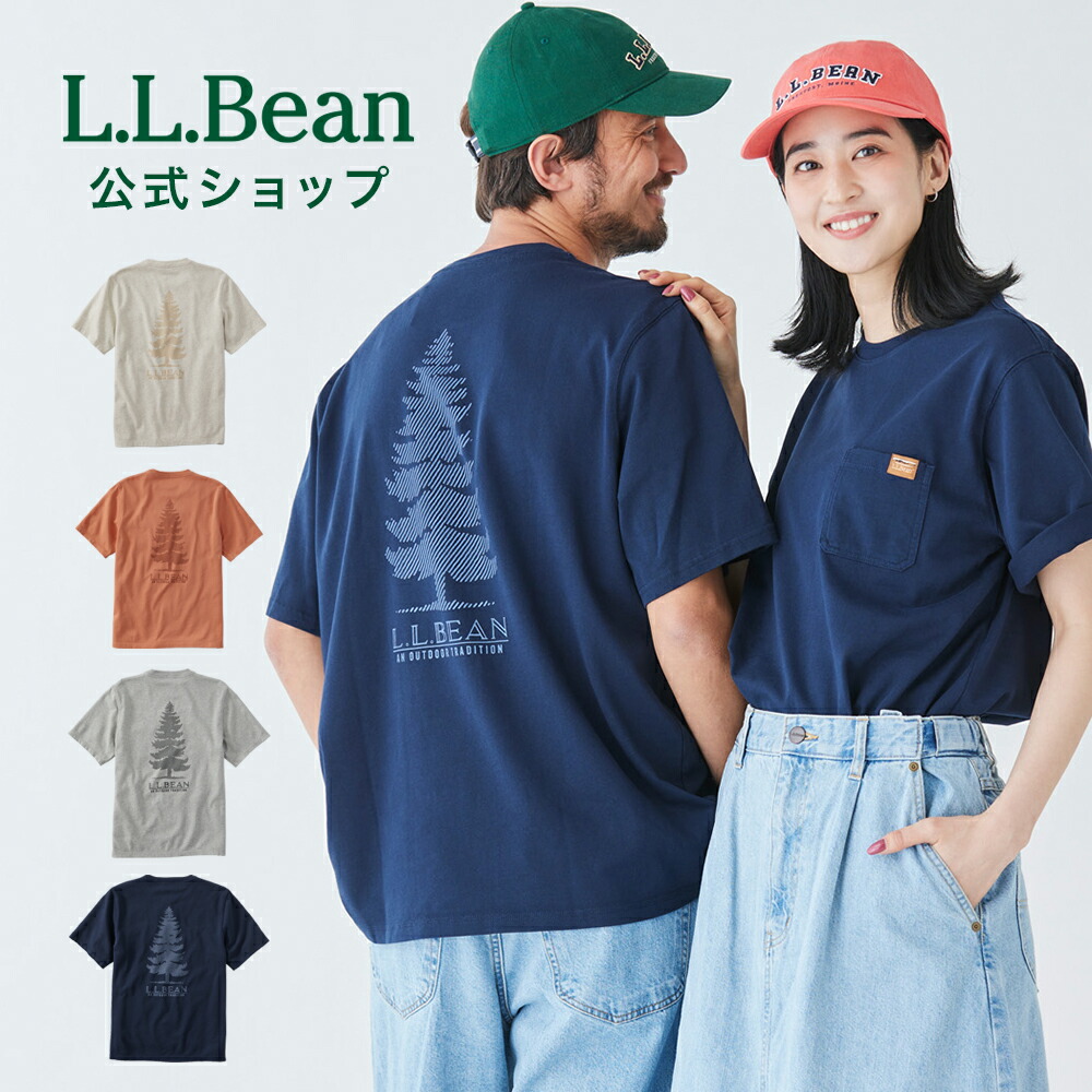 【楽天市場】【Fashion THE SALE 19％OFF】【公式】エルエルビーン ビーンビルト ポケット グラフィック ティ | 半袖 半袖シャツ ティーシャツ Tシャツ トップス 半袖T ...