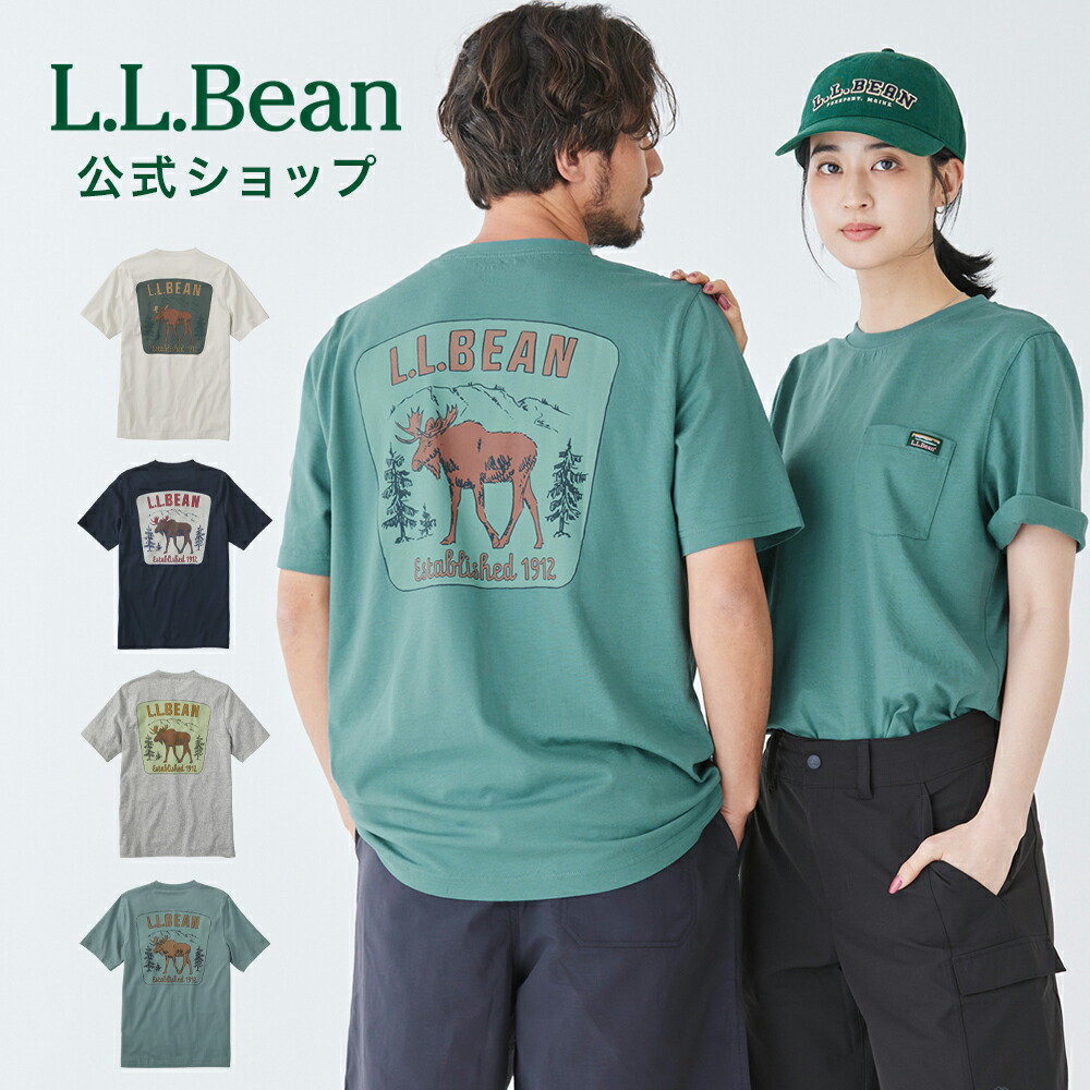 【楽天市場】【公式】エルエルビーン ケアフリー アンシュリンカブル ティ 半袖ポケット付き グラフィック| 半袖Tシャツ ティーシャツ Tシャツ グラフィックTシャツ メンズ アウトドア ...