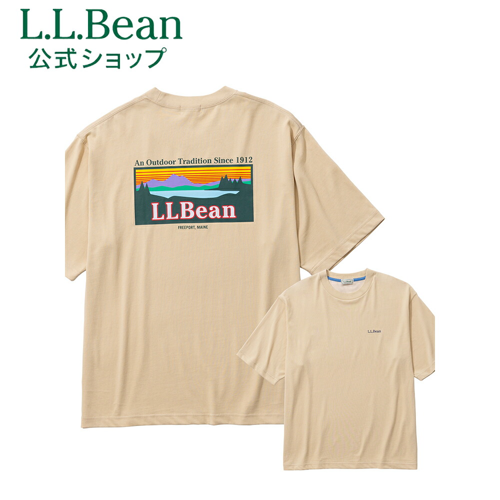 【楽天市場】【公式】 エルエルビーン ビーンズ バック カタディン ティ | トップス 半袖Tシャツ Tシャツ ティーシャツ 半袖 メンズ アウトドア ブランド バックプリント 速乾 接触冷感 ...