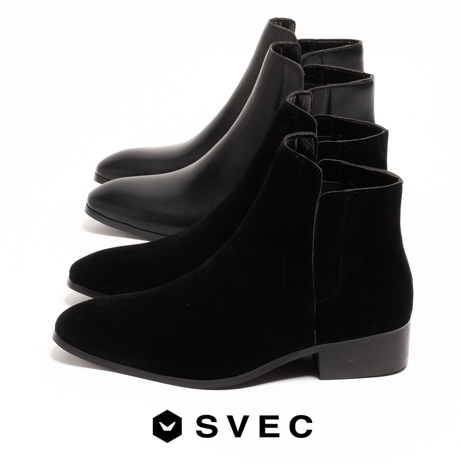 【楽天市場】サイドゴアブーツ メンズ サイドゴア ブーツ ショート コーデ スエード 靴 ショートブーツ ヒール くるぶし おしゃれ 大人 ブランド SVEC シュベック 革靴 皮靴 ...