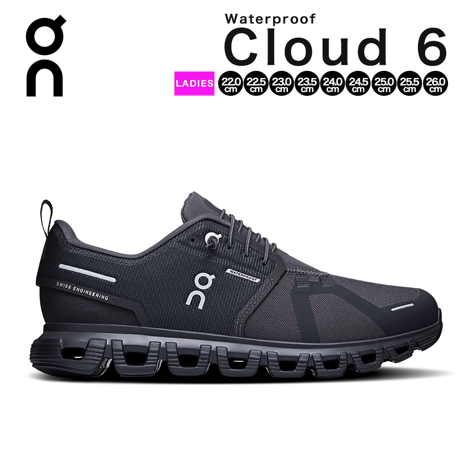 【楽天市場】オン on On スニーカー クラウド6 ウォータープルーフ cloud6 Waterproof レディース シューズ クラウド cloud 6 メンズシューズ ランニングシューズ ...