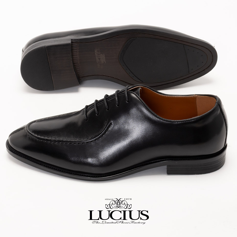 【楽天市場】ビジネスシューズ メンズ 本革 歩きやすい 営業 カジュアル ヒール 革靴 ブランド LUCIUS ルシウス おしゃれ 普段 ビジネス カジュアルシューズ 内羽根 Uチップ ...