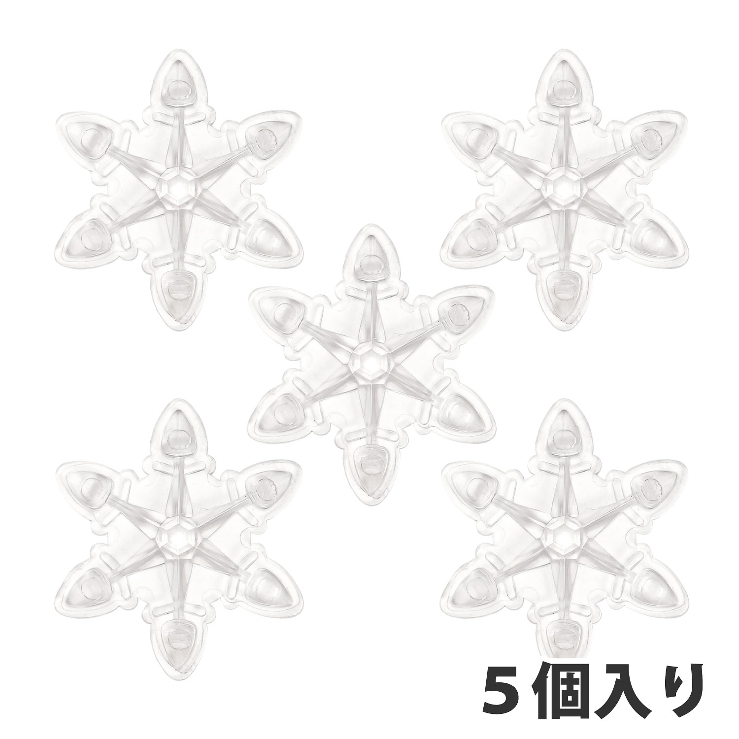 【楽天市場】スノーボード デッキパッド 雪の結晶 5個組 VAXPOT(バックスポット) VA-2813 5個セット スノボ デッキパッド ...