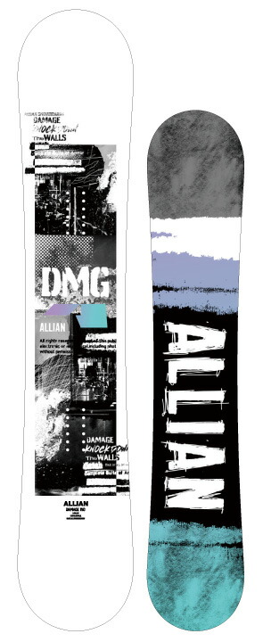 【楽天市場】【在庫限り最終特価】 ALLIAN SNOWBOARD [ DAMAGE @68000] アライアン スノーボード 【正規代理店 ...