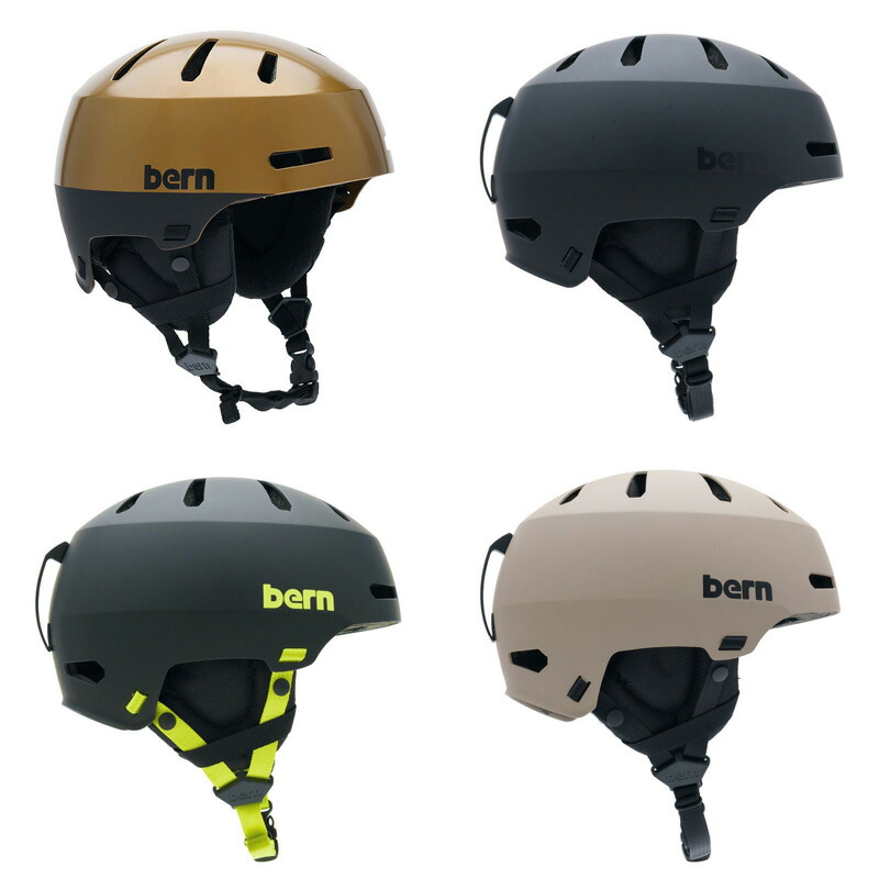 【楽天市場】bern ウインター ヘルメット [ TEAM MACON 2.0 WINTER HELMET ＠16000] バーン 冬物 ...