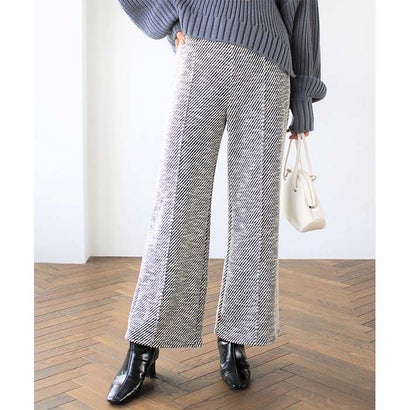 【楽天市場】ジーラ GeeRA 【WEB限定】カットツイードストレートワイドパンツ （ブラック系）：LOCOMALL（ロコンド公式ストア）