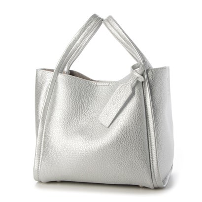 【楽天市場】＜ロングセラー＞カシュカシュ cache cache ミニショルダー付きソフトレザー調ミニトートバッグ （SV）：LOCOMALL（ロコンド公式ストア）