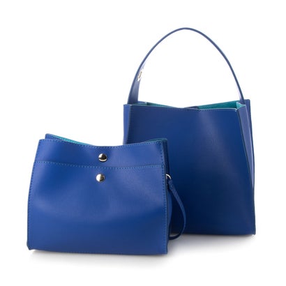 【楽天市場】＜ロングセラー＞【テレビ ドラマ着用アイテム】カシュカシュ cache cache ヒネリハンドルインバッグセットトート （BL）：LOCOMALL（ロコンド公式ストア）