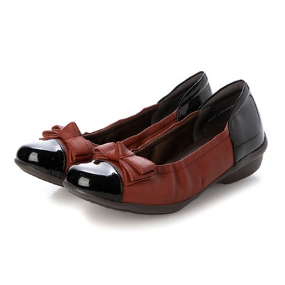 【楽天市場】エーデルマリア Edel Maria レディース 本革 ソフトレザー ウォーキング パンプス リボン飾り ウェッジソール ふかふか ...