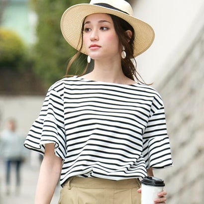 【楽天市場】アクアガレージ aquagarage プルオーバー カットソー ボートネック （ボーダー：ホワイト）：LOCOMALL（ロコンド ...