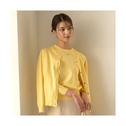 【楽天市場】アクアガレージ aquagarage アンサンブル ニット カーディガン トップス （イエロー）：LOCOMALL（ロコンド公式ストア）