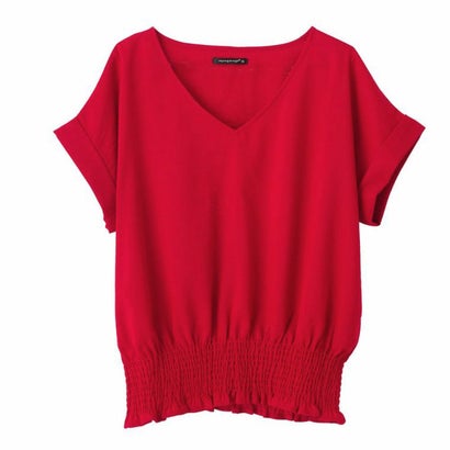 【楽天市場】アクアガレージ aquagarage ブラウス リネン ウエストシャーリング （レッド）：LOCOMALL（ロコンド公式ストア）