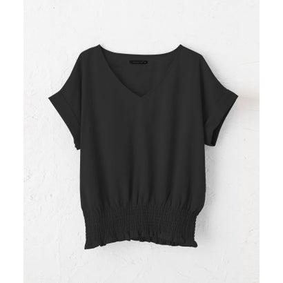 【楽天市場】アクアガレージ aquagarage ブラウス リネン ウエストシャーリング （ブラック）：LOCOMALL（ロコンド公式ストア）