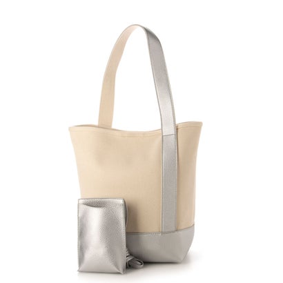 【楽天市場】＜ロングセラー＞カシュカシュ cache cache スマホショルダー付きワンハンドルパーテーショントートバッグ （SV）：LOCOMALL（ロコンド公式ストア）