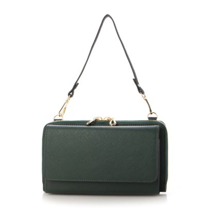 【楽天市場】＜ロングセラー＞カシュカシュ cache cache WEB限定カラーコンビウォレットショルダーバッグ （GN）：LOCOMALL（ロコンド公式ストア）