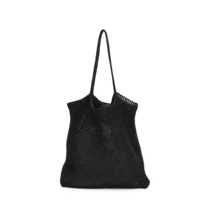 【楽天市場】カシュカシュ cache cache ラメ糸編みトートバッグ （BK）：LOCOMALL（ロコンド公式ストア）