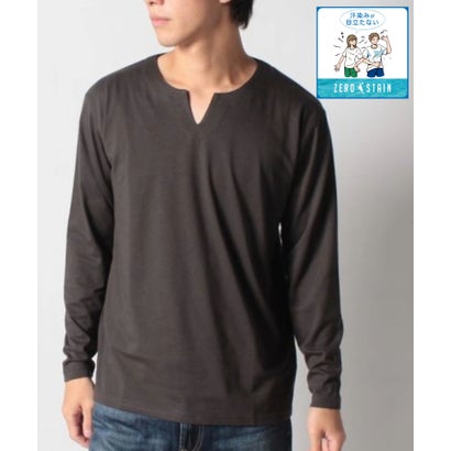 【楽天市場】ジーンズメイト JEANS MATE 【ZERO STAIN】キーネック ロンT 汗染みの目立たない Tシャツ 撥水 防汚 UV ...