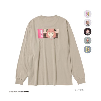 【楽天市場】マックハウス Mac-House SPY×FAMILY プリントロングスリーブTシャツ 272223MH （グレージュ ...