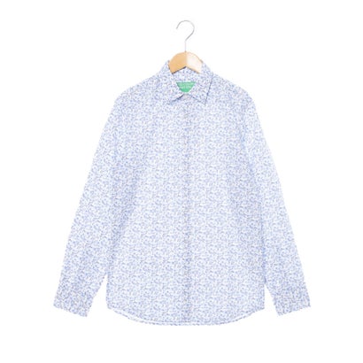 【楽天市場】ユナイテッド カラーズ オブ ベネトン UNITED COLORS OF BENETTON. 総柄スリムコットン長袖シャツ ...