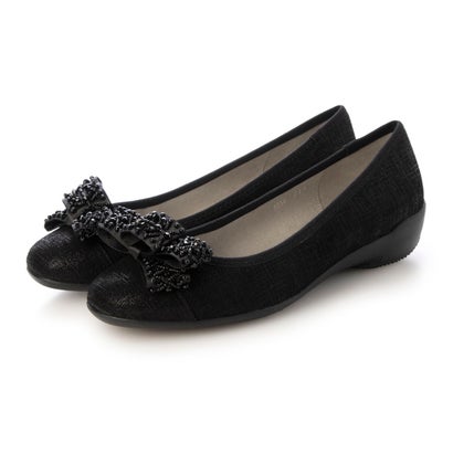 【楽天市場】コンポジションナイン composition9 ビーズリボンモチーフスタイリッシュコンフォートパンプス （ブラック）：LOCOMALL（ロコンド公式ストア）