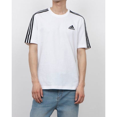 【楽天市場】アディダス adidas メンズ 半袖Tシャツ エッセンシャルズ 3ストライプス 半袖Tシャツ GL3734 (ホワイト ...