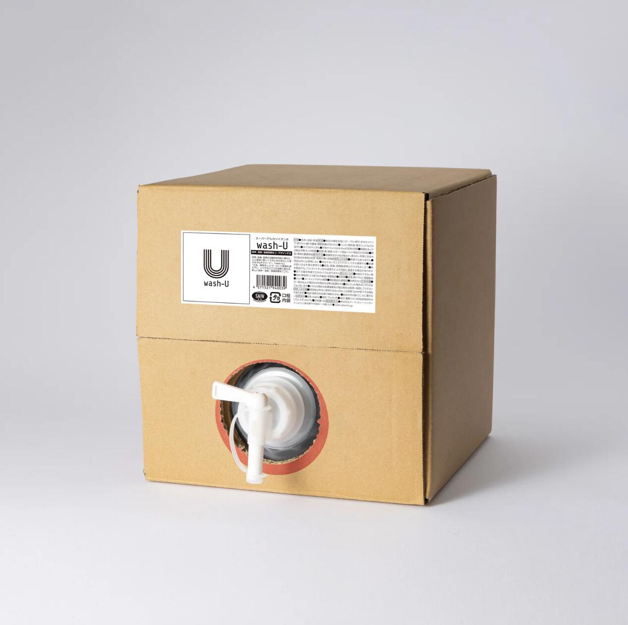 【楽天市場】アルカリ電解水 アルカリイオン水 10?タンク マルチクリーナー キャンプ wash U PH12.5 強アルカリ電解水 電解水 消臭スプレー キッチン 台所 グッズ 掃除 防災 ...