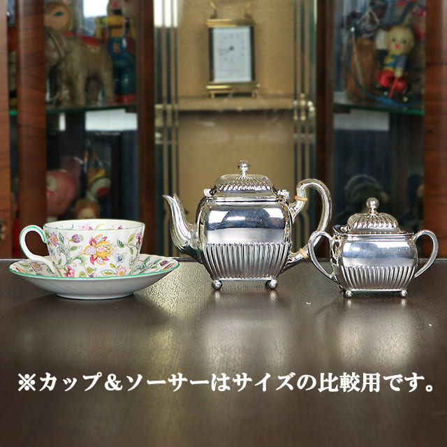 【楽天市場】【中古】Tiffany（ティファニー）家庭用2点ティーセット tf-131【アンティーク】【アメリカ製】【シルバープレート ...