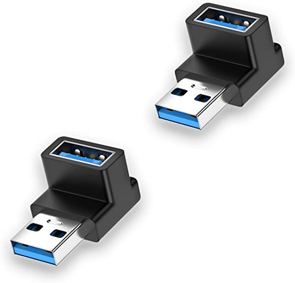 【楽天市場】usb変換アダプタ 二個 シガーライターusb aポート用 車用 事務用 充電速度60W usb a l字 usb a type ...