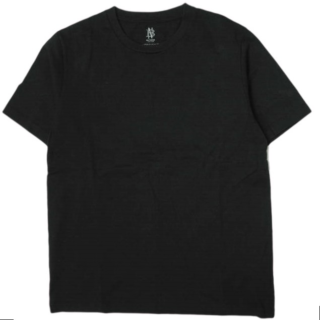 【楽天市場】BATONER バトナー 21SS 日本製 DEGREASE COTTON PACK T-SHIRT ディグリースコットンパックTシャツ BN-21SM-046 1 ブラック 半袖 ...