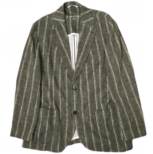 【楽天市場】CIRCOLO 1901 チルコロ1901 ツインストライプジャケット 0104-261822B 50 BROWN ジャージー ...