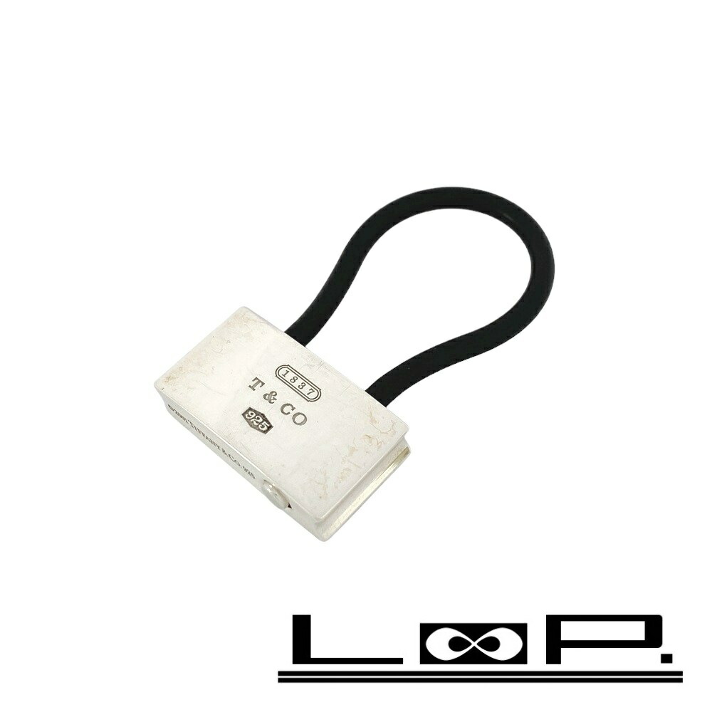 【楽天市場】 美品 ティファニー 1837 キーリング キーホルダー キーケース 南京錠 シルバー SV 925 箱 【295041】3 ...