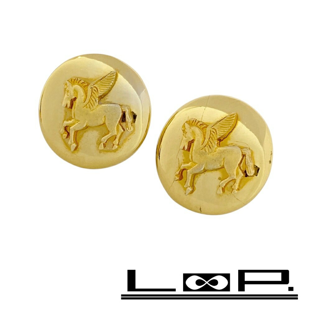 【楽天市場】エルメス 中古 イヤリング アクセサリー ペガサス 馬 ホース ゴールド GP 【405051】7 【中古】：LoopLand 楽天市場店
