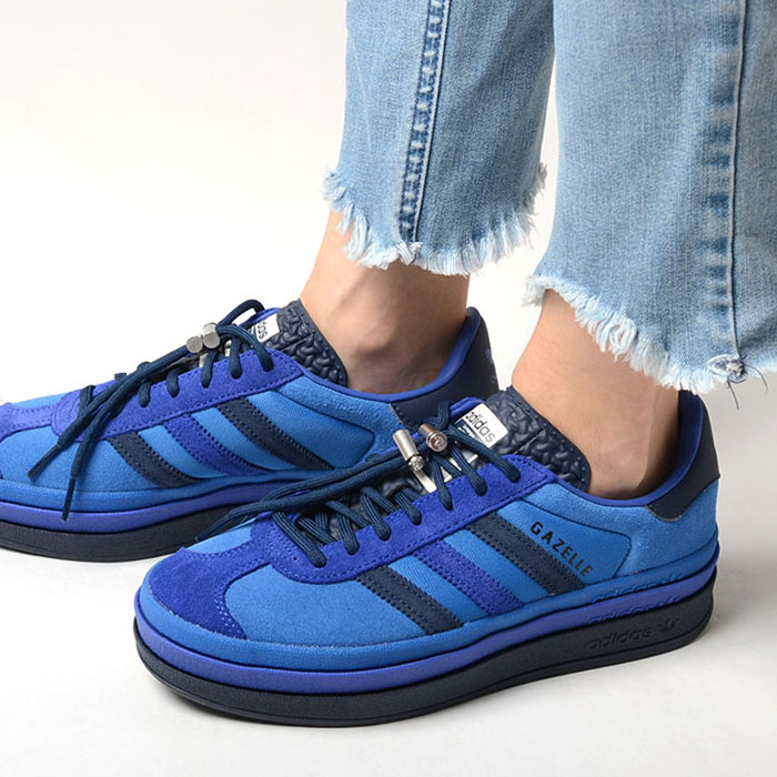 【楽天市場】adidas GAZELLE BOLD W アディダス ガゼル ボールド レディース スニーカー ブルー ih9991：loopool