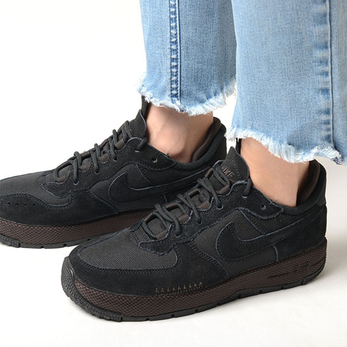 【楽天市場】W NIKE AIR FORCE 1 WILD ウィメンズ ナイキ エア フォース レディース スニーカー ブラック fb2348 ...