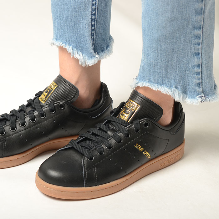 【楽天市場】adidas STAN SMITH アディダス スタンスミス レディース スニーカー ブラック id1341：loopool