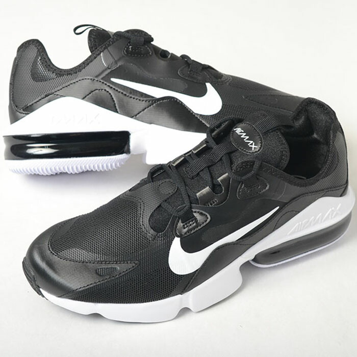 【楽天市場】NIKE AIR MAX INFINITH 2 ナイキ エアマックス インフィニティ メンズ スニーカー ブラックホワイト ...