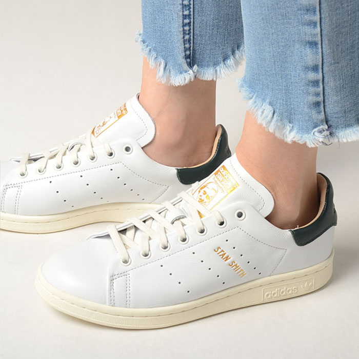 【楽天市場】adidas STAN SMITH LUX アディダス スタンスミス ラックス レディース スニーカー ホワイトダークグリーン ...