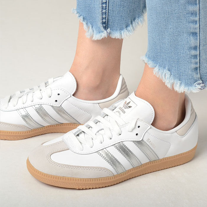【楽天市場】adidas SAMBA OG W アディダス サンバ レディース スニーカー ホワイトシルバー ji2725：loopool