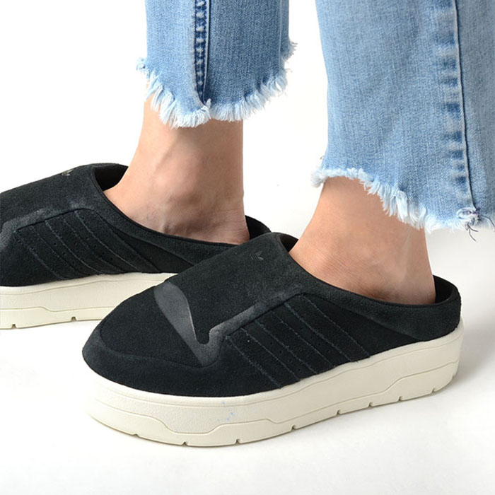 【楽天市場】adidas RIVALRY MULE W アディダス ライバルリー ミュール ウィメンズ レディース スニーカー ブラック ...