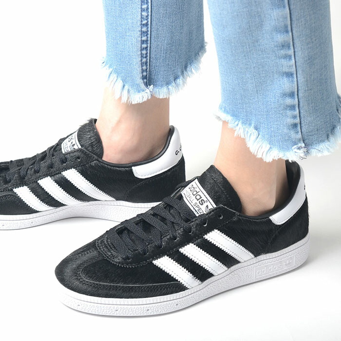 【楽天市場】adidas HANDBALL SPEZIAL アディダス ハンドボール スペツィアル レディース スニーカー ブラックホワイト ...