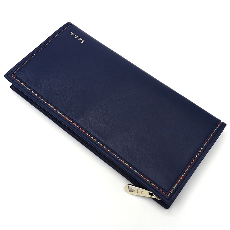 【楽天市場】未使用品 Paul Smith L字ファスナー レザーウォレット 長財布 ブルー BPS277 ポールスミス メンズ 5CH/B06633/KEBR14/：LOOPSTYLE