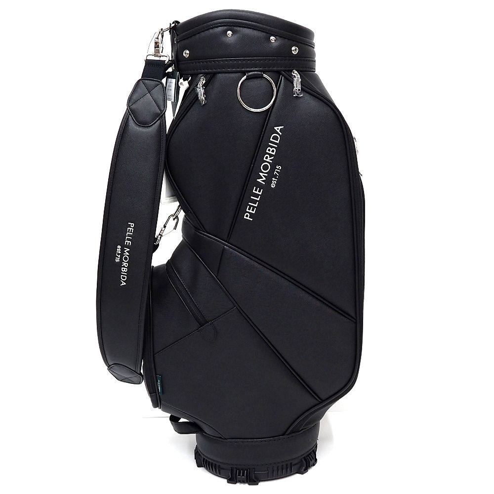 【楽天市場】新品 PELLE MORBIDA キャディバッグ ブラック カートタイプ PMO-PG011 5分割 ゴルフ ペッレモルビダ 3L ...