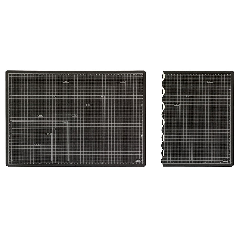 【楽天市場】カッティングマット 折りたたみカッターマット粘土板A3ブラッ ナカバヤシ CTMO-A3W-D：ルーペスタジオ