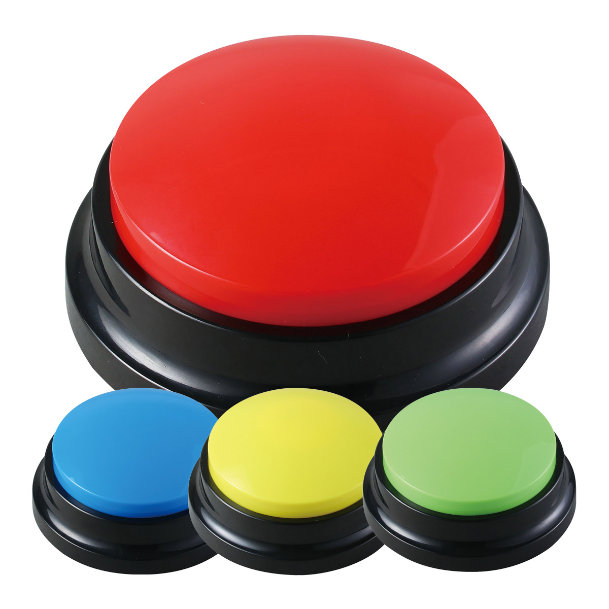 【楽天市場】録音ボタン RECプッシュ VOCA 音声 録音 再生 会話 支援 発達障害 自閉症 知育玩具 犬ボタン トレーニング 訓練 ...