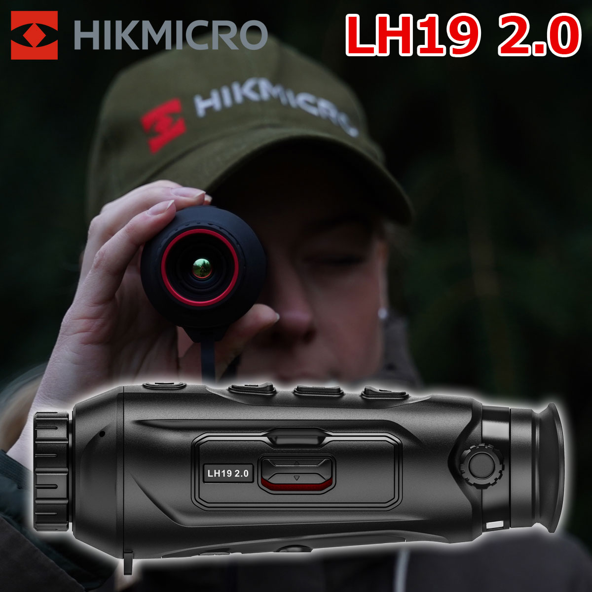 【楽天市場】HIKMICRO LYNX LH19 2.0 ハイクマイクロ 暗視カメラ サーモグラフィ アウトドア キャンプ 観察 赤外線カメラ ...