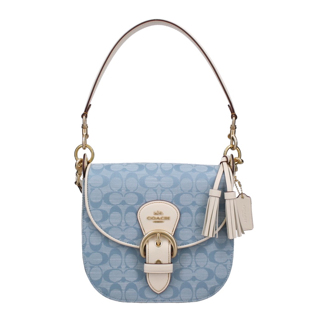 【楽天市場】COACH OUTLET コーチ アウトレット ショルダーバッグ シグネチャー デニム レザー C8514 IMUDY：GINZA ...