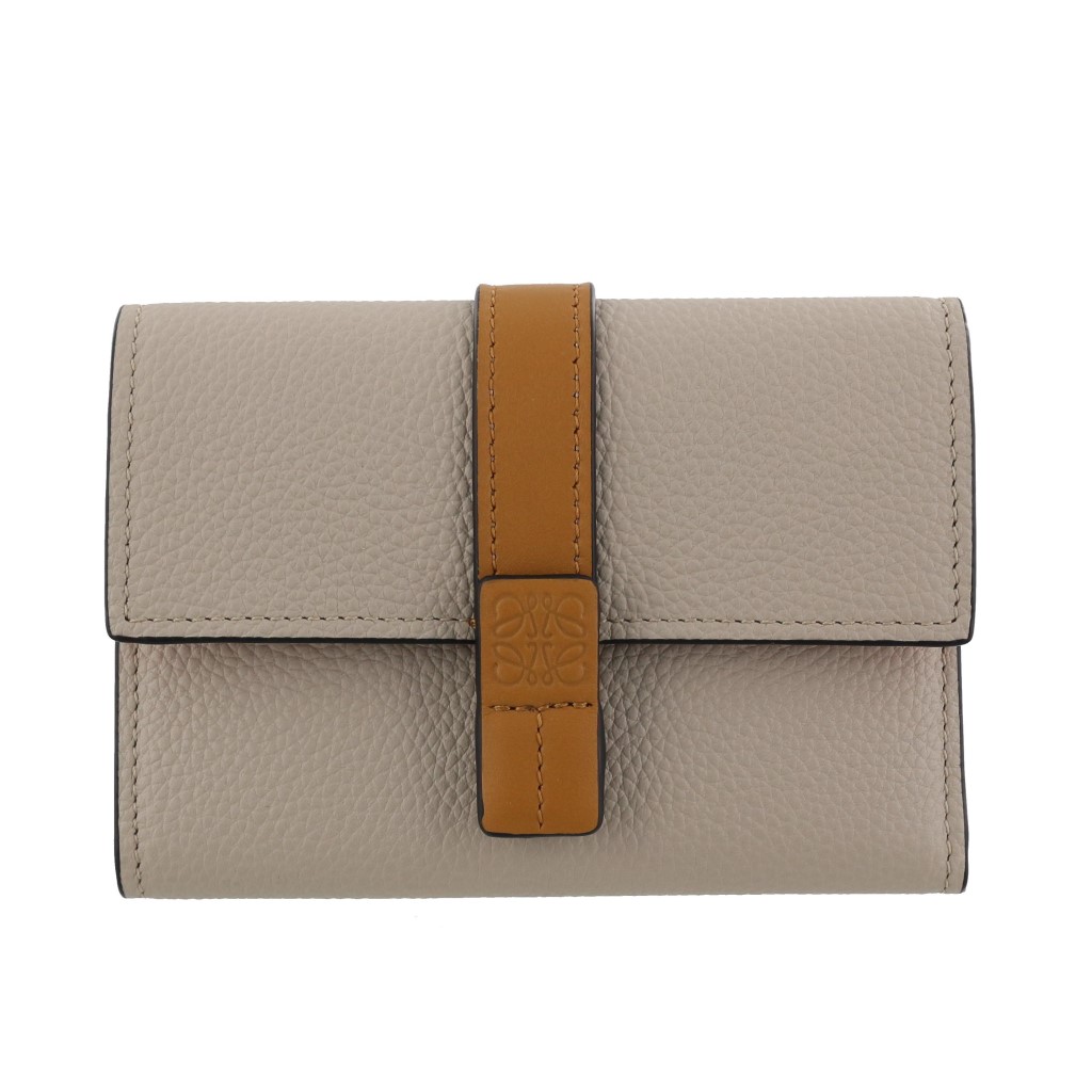 【楽天市場】LOEWE ロエベ 三つ折り財布 レディース バーティカル C660S86X01 2463 LIGHT OAT/HONEY ...