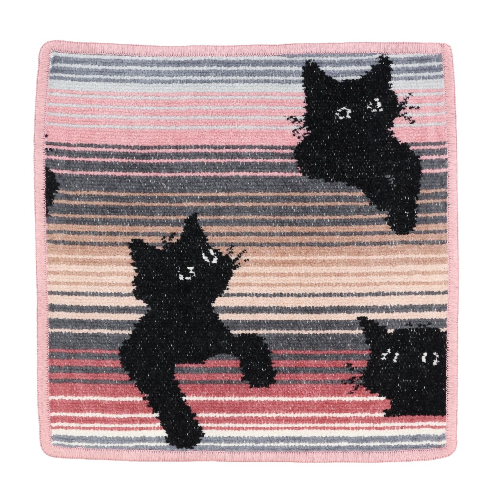 【楽天市場】【P5倍 7/4 20時～7/7 10時】FEILER フェイラー ハンドタオル レディース マルチカラー Black Kitty ...