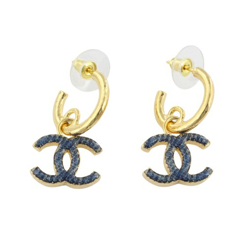 【楽天市場】【P5倍 1/18 0時 ～ 1/20 24時】シャネル ピアス レディース ゴールド CHANEL ABC741 B15375 ...