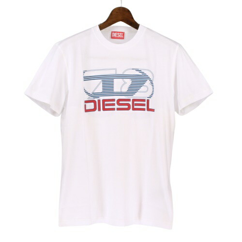 【楽天市場】ディーゼル Tシャツ メンズ T-DIEGER-K74 ホワイト DIESEL A12502 0GRAI 100 XLサイズ ...